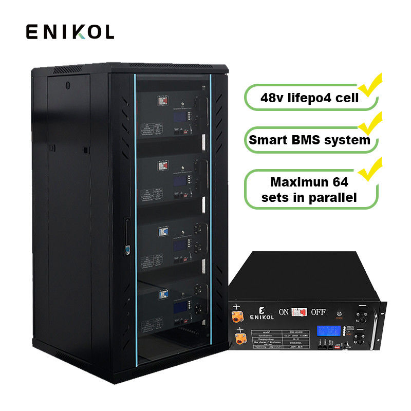 Rack Mount Lifepo4 Battery Pack 24V 15kwh Solar Energy 48V 100ah Lithium Battery