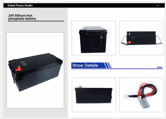 Deep Cycle Solar Lithium Battery Pack 12V 100ah 48V Lifepo4 Battery Pack